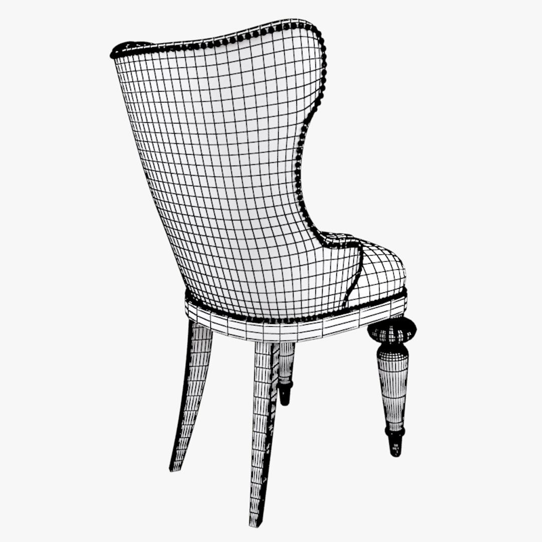 3d classic chair