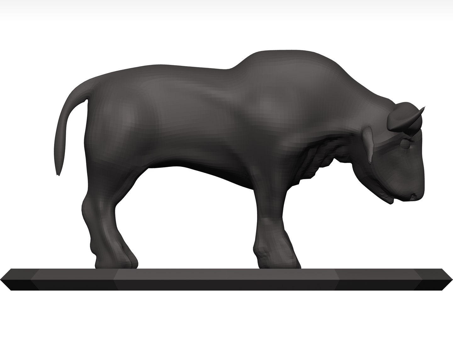 3D Buffalo Stl - TurboSquid 1773718