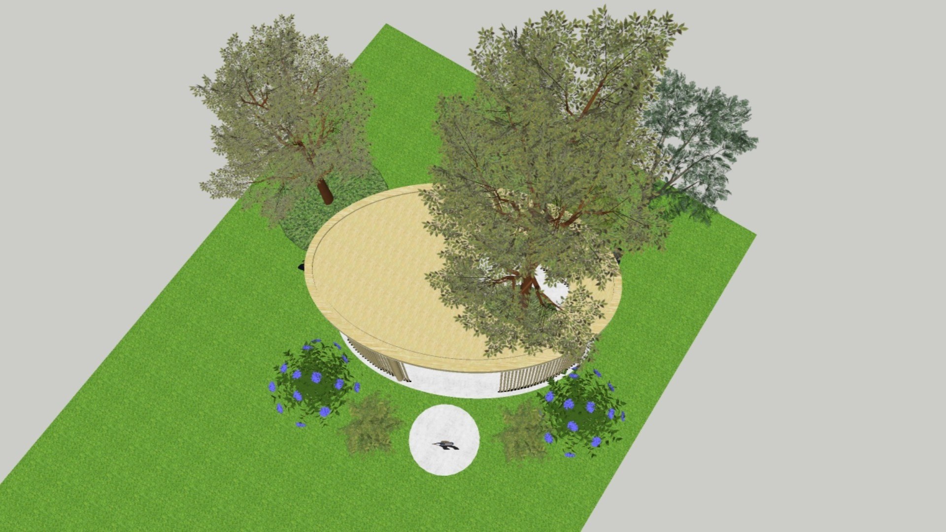 Oval Pavilion 3D Model - TurboSquid 2235886