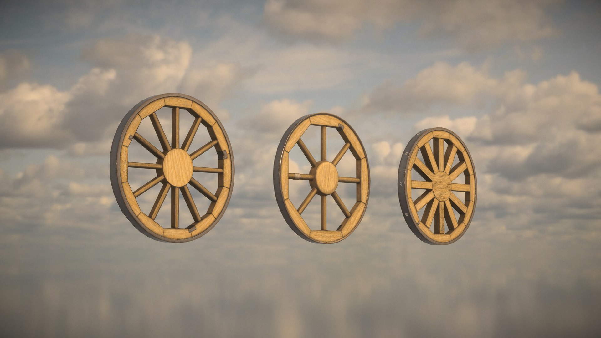 Western Wheels Model - TurboSquid 2277957