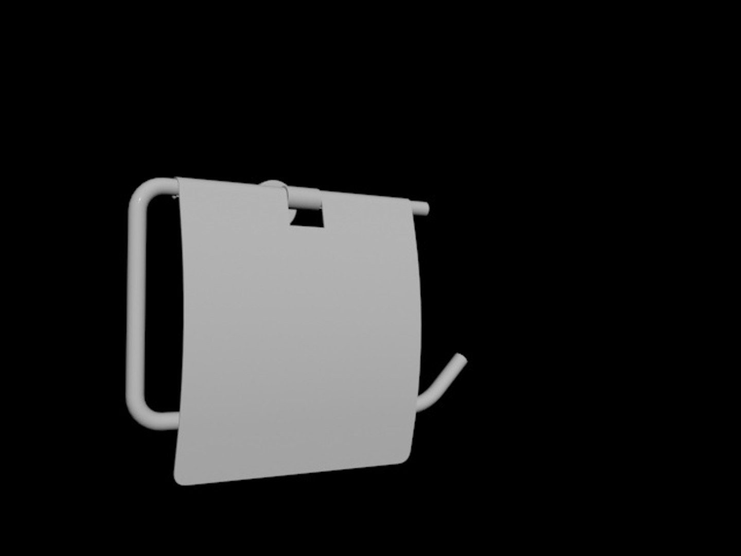 Toilet paper holder model - TurboSquid 1325377