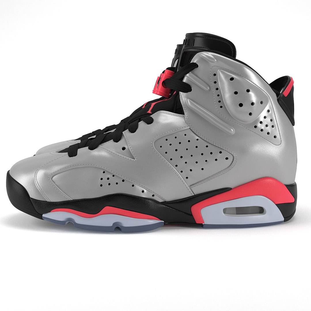 3D Model Jordan 6 Retro Reflections - TurboSquid 1524435