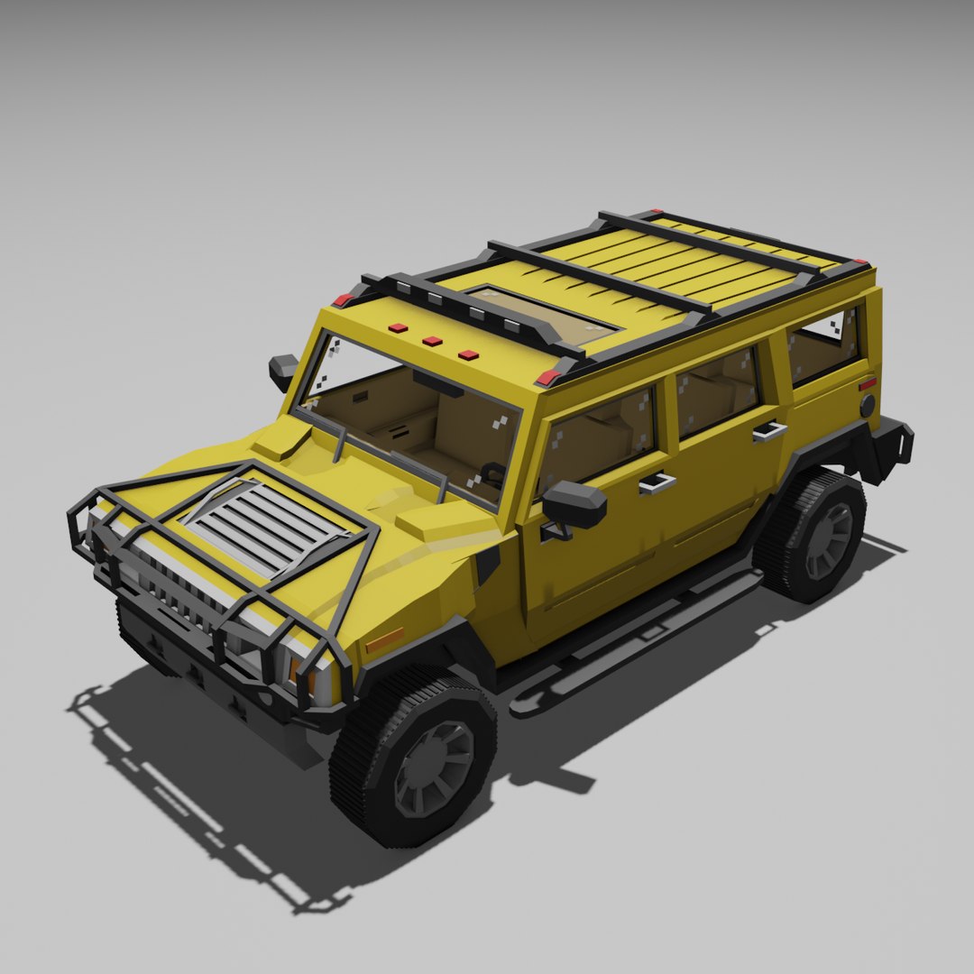 Hummer H2 3D Model - TurboSquid 2255607