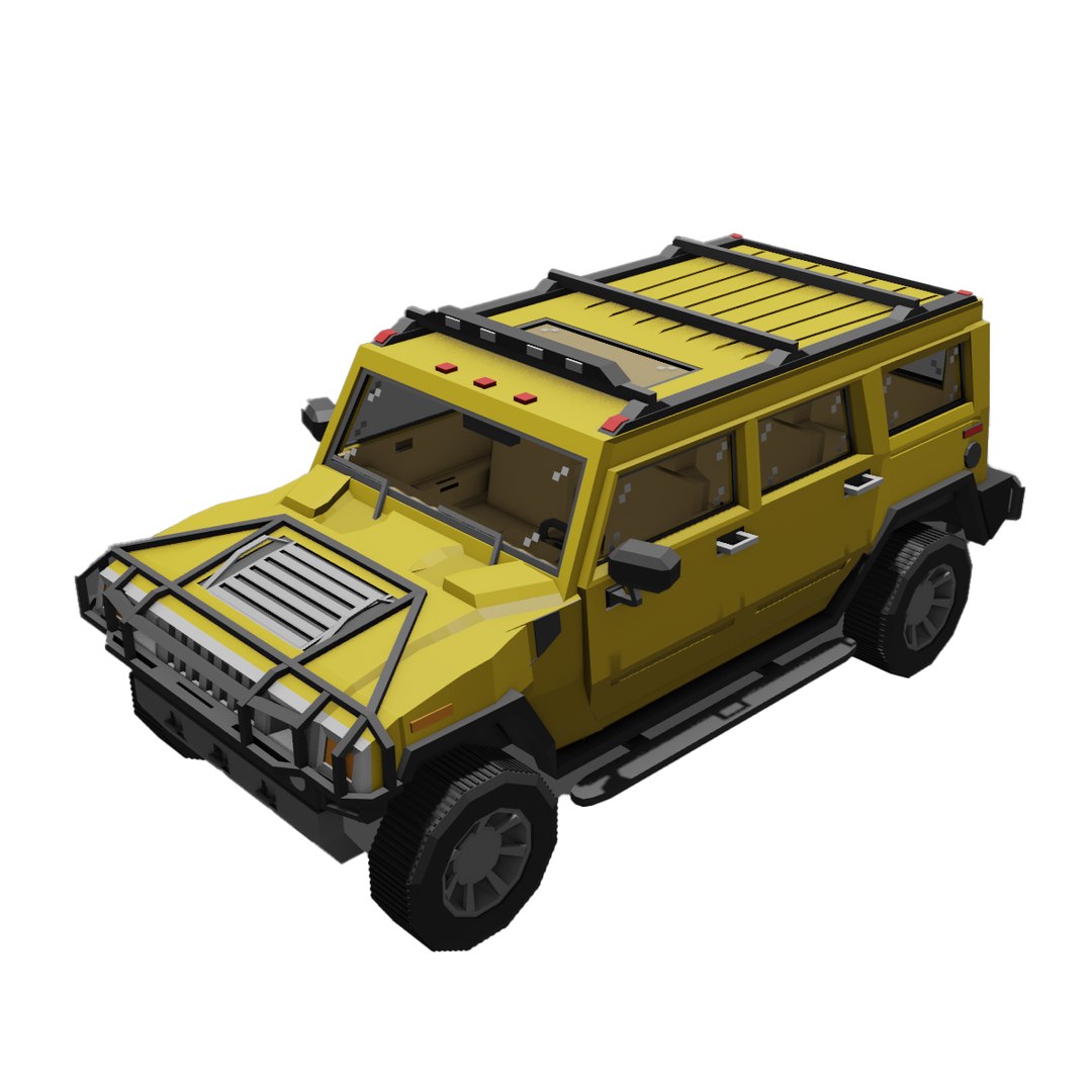 Hummer H2 3D Model - TurboSquid 2255607