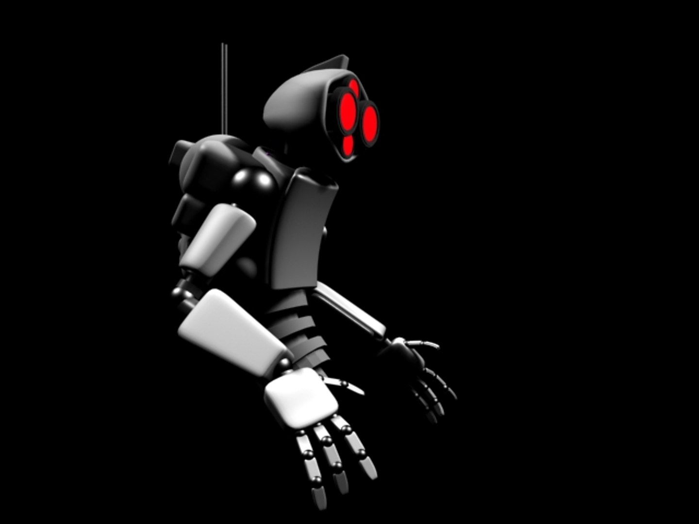 3d Droid Floating Model