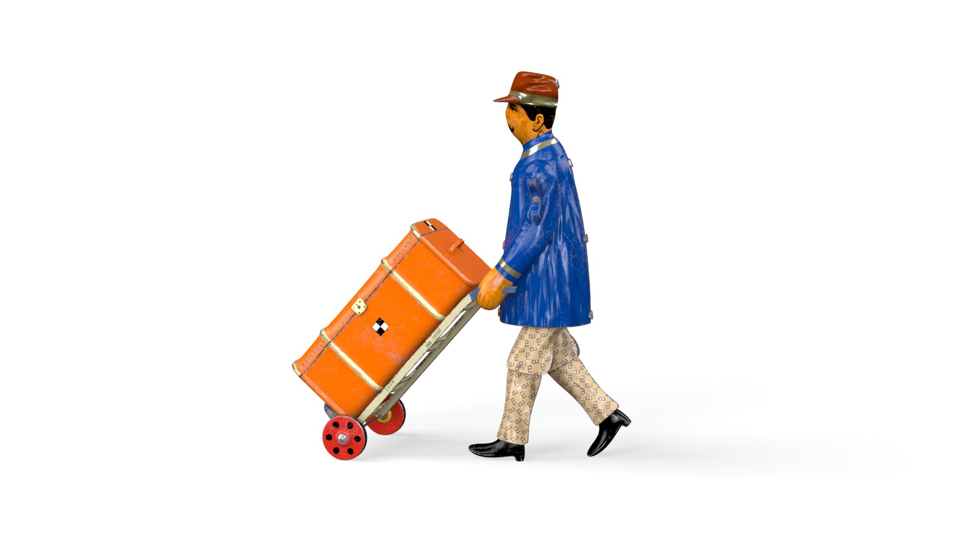 Adam The Porter 3D Model - TurboSquid 2132524