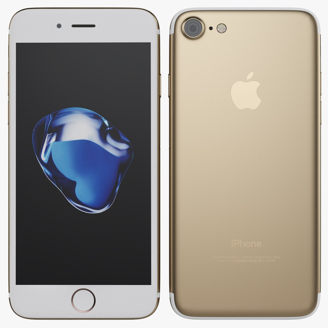 3d Apple Iphone 7 Colors