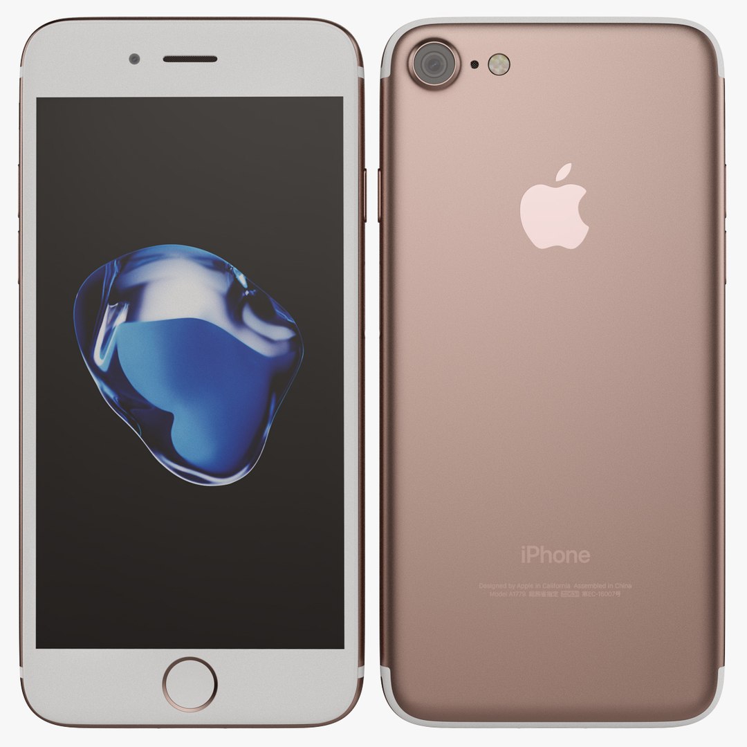 3d Apple Iphone 7 Colors