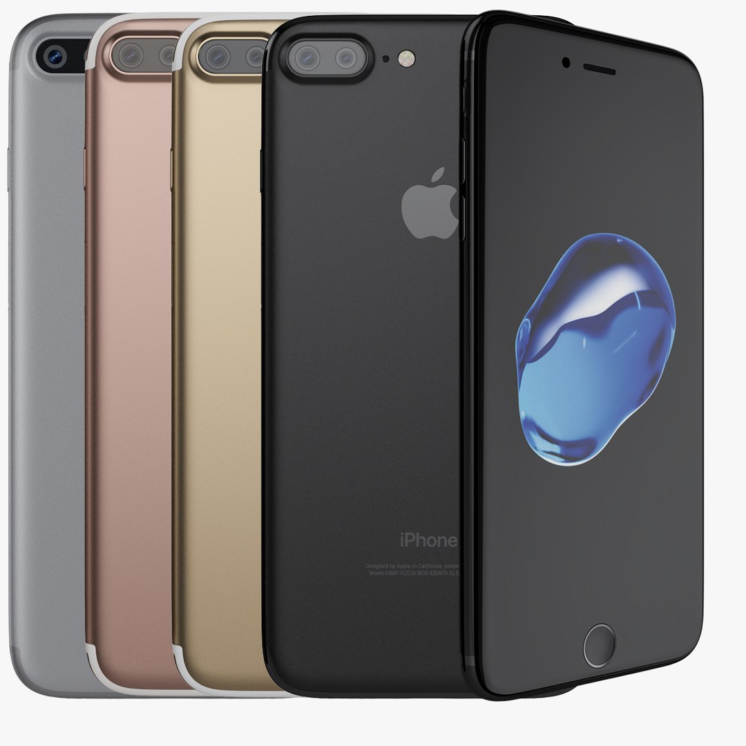 3d Apple Iphone 7 Colors