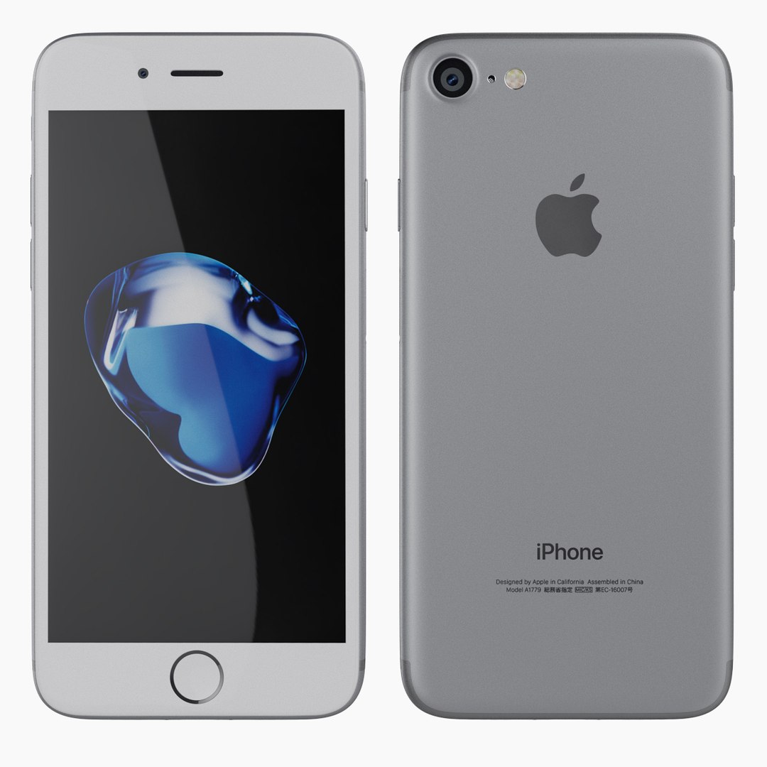 3d Apple Iphone 7 Colors