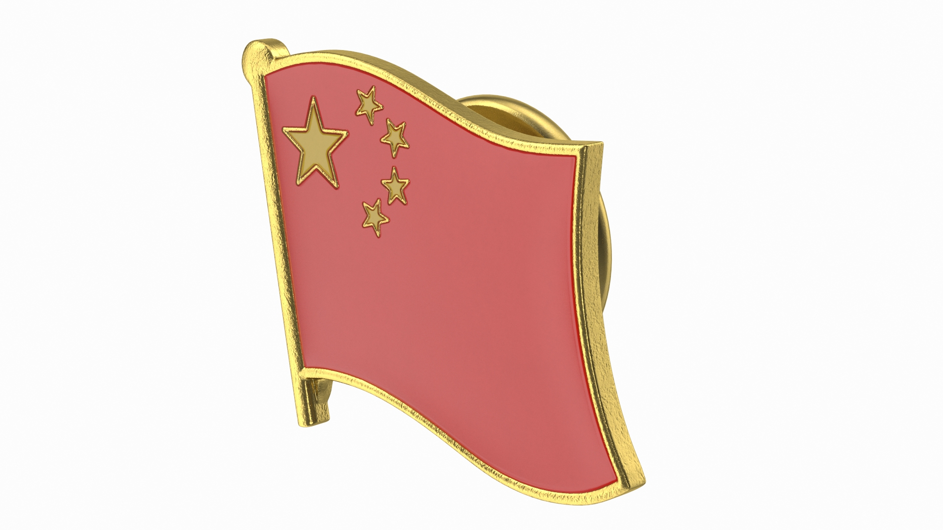 China National Flag Lapel 3D - TurboSquid 1646315