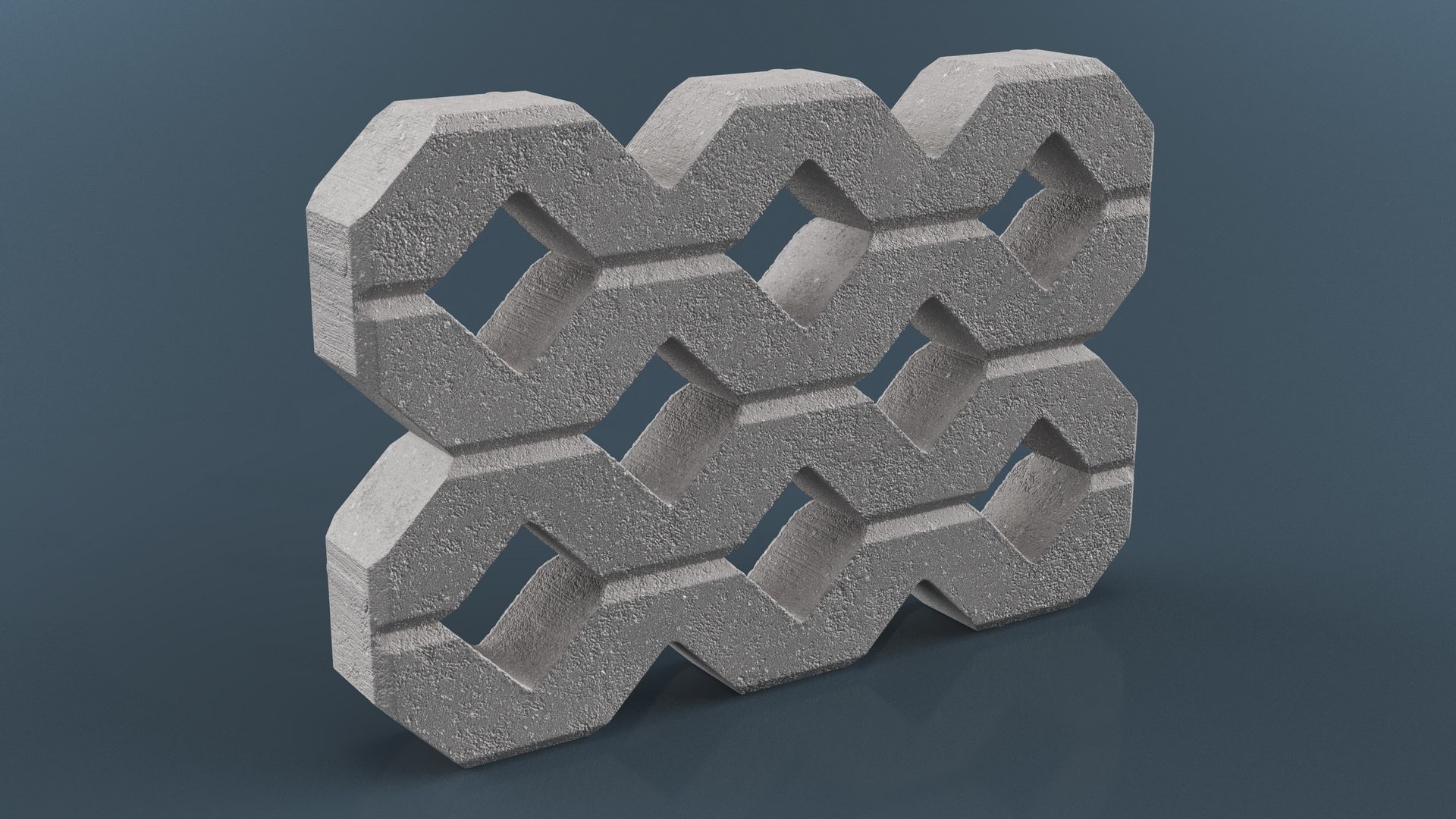 3D Paving Grass Brick - TurboSquid 2352003