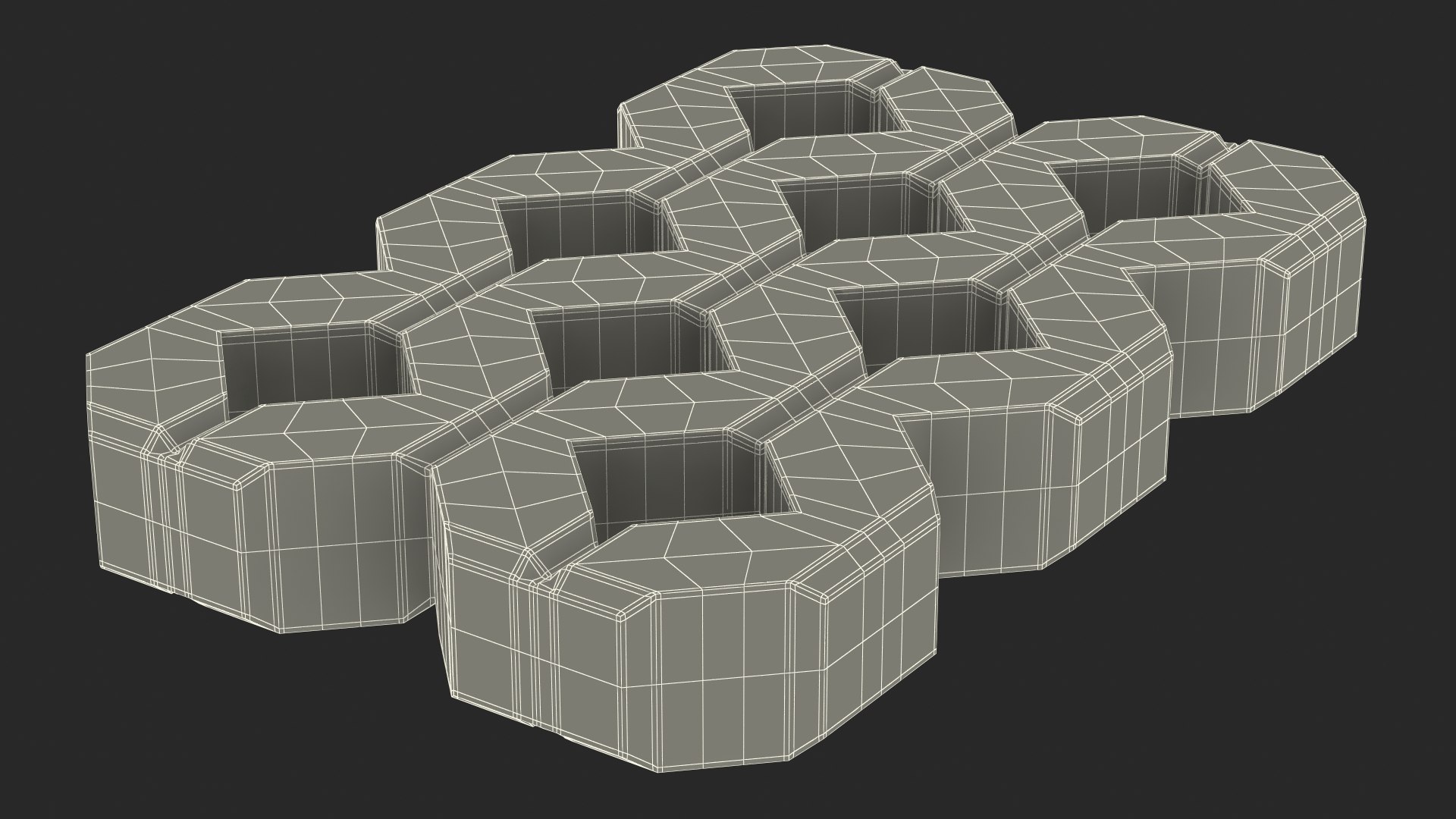 3D Paving Grass Brick - TurboSquid 2352003
