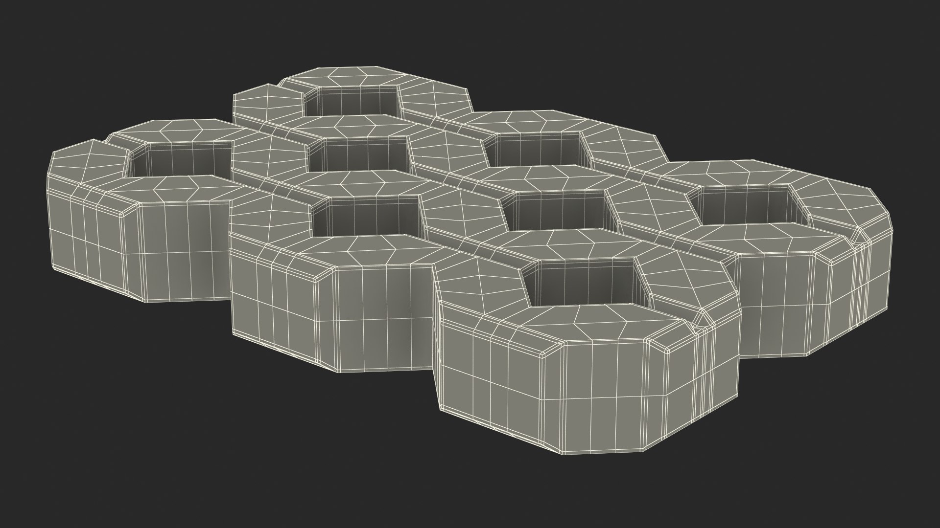 3D Paving Grass Brick - TurboSquid 2352003