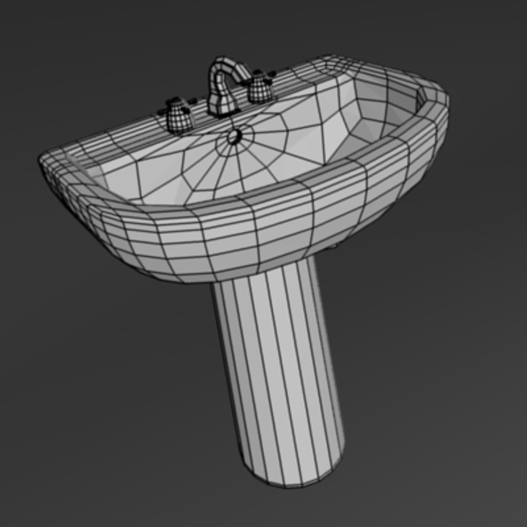sink basin 3d model