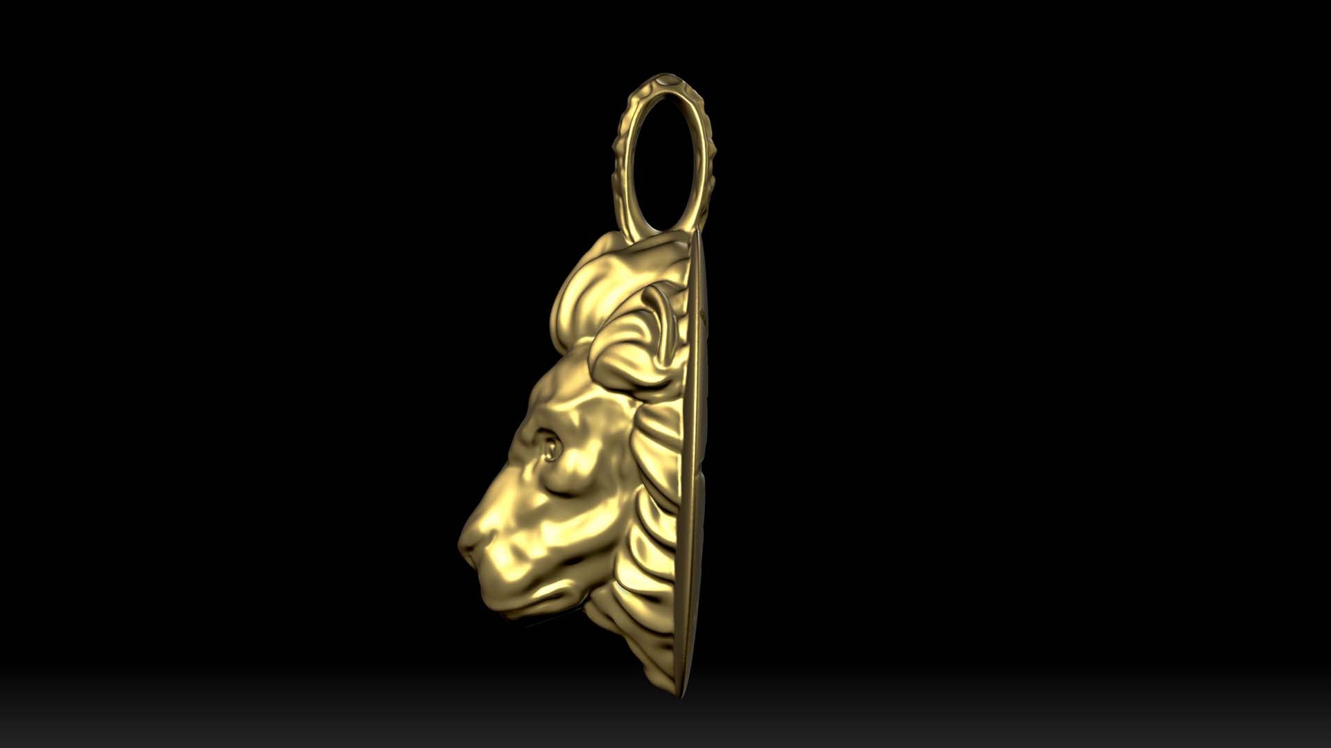 Pendant LION 3D Model - TurboSquid 1970158