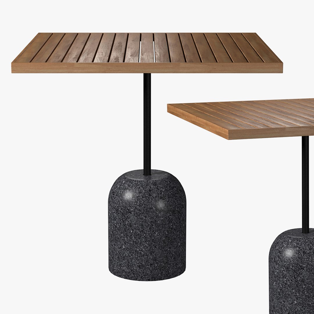 3D Model Patio Dining Table 022 - TurboSquid 1977597