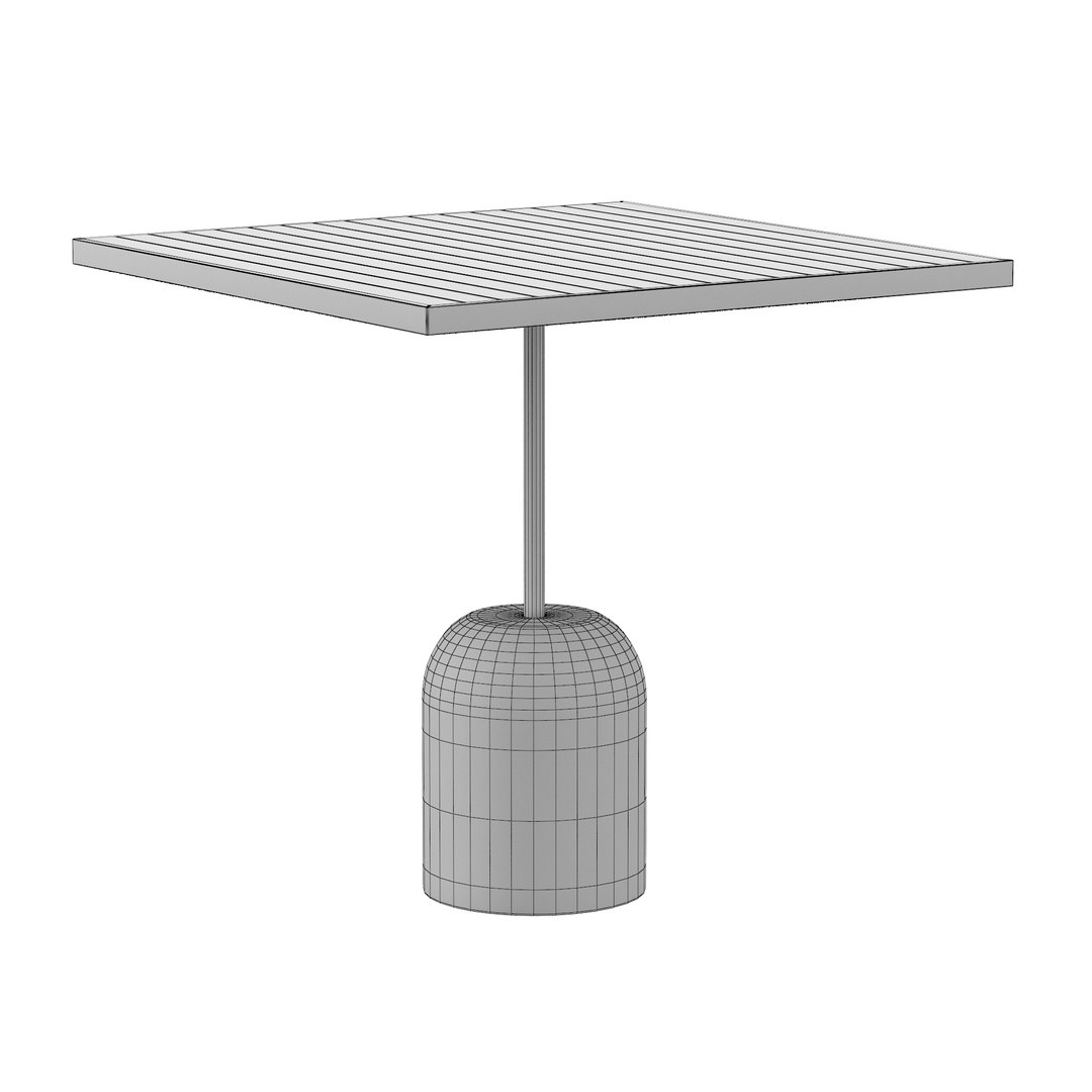 3D Model Patio Dining Table 022 - TurboSquid 1977597