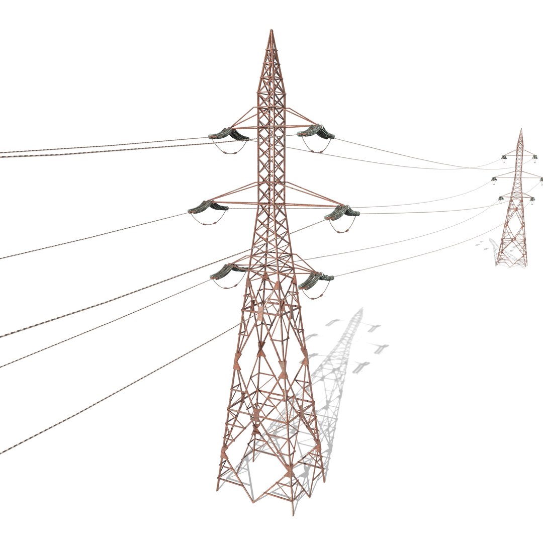 Electricity Poles Model - TurboSquid 1475909