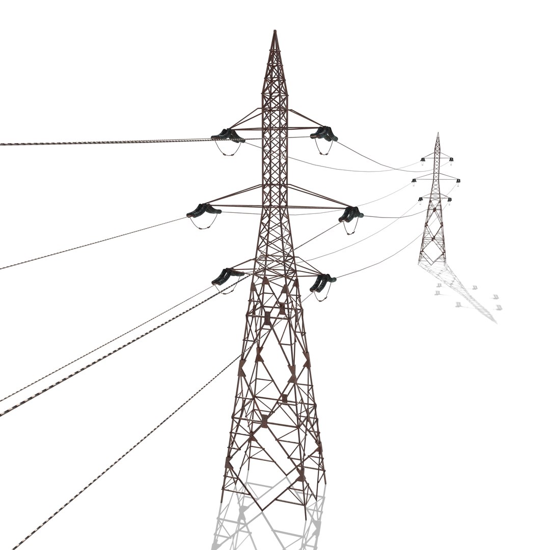 Electricity Poles Model - TurboSquid 1475909