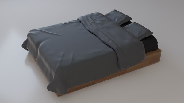 Cozy bed 3D - TurboSquid 2009022