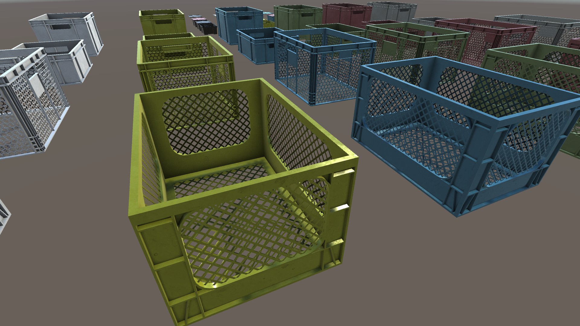 3D Plastic Boxes Collection PBR - TurboSquid 1980184
