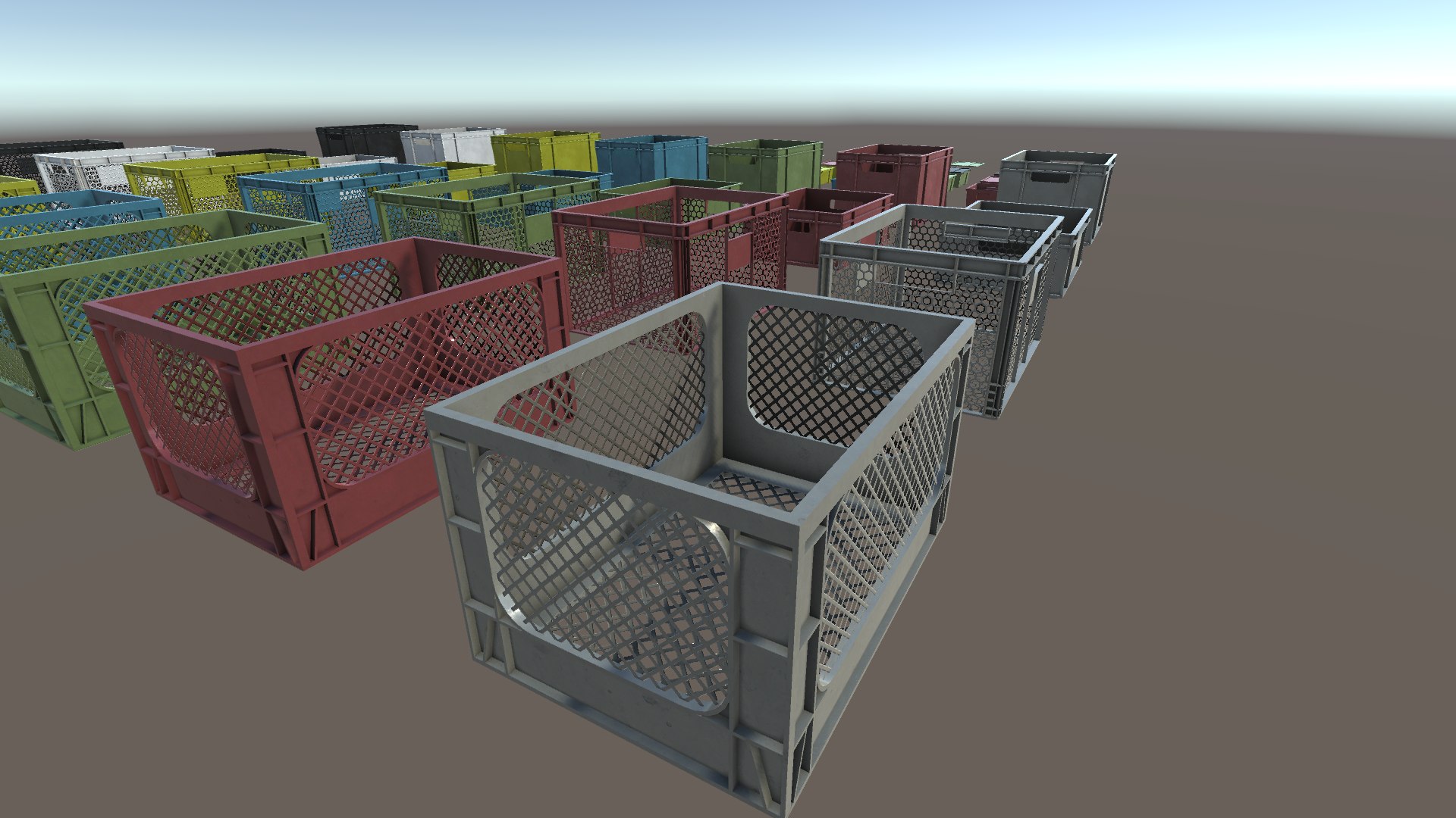 3D Plastic Boxes Collection PBR - TurboSquid 1980184