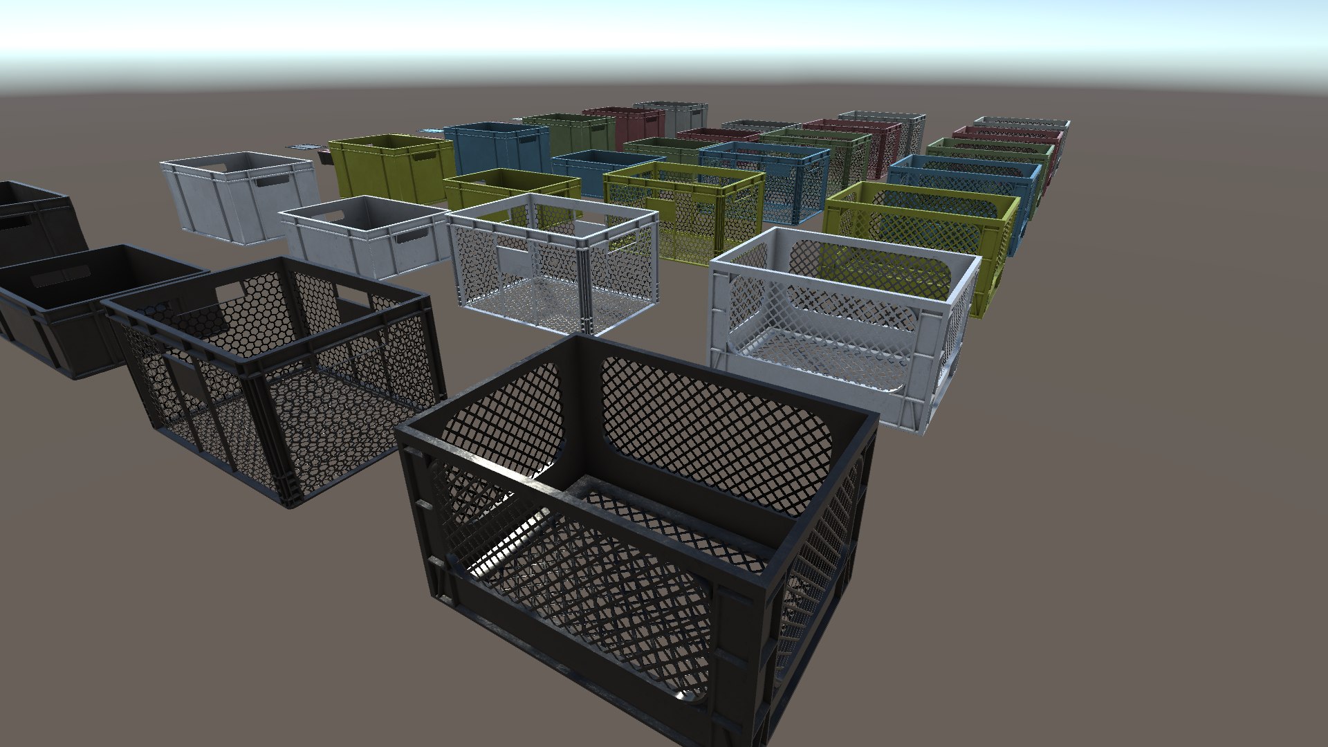 3D Plastic Boxes Collection PBR - TurboSquid 1980184