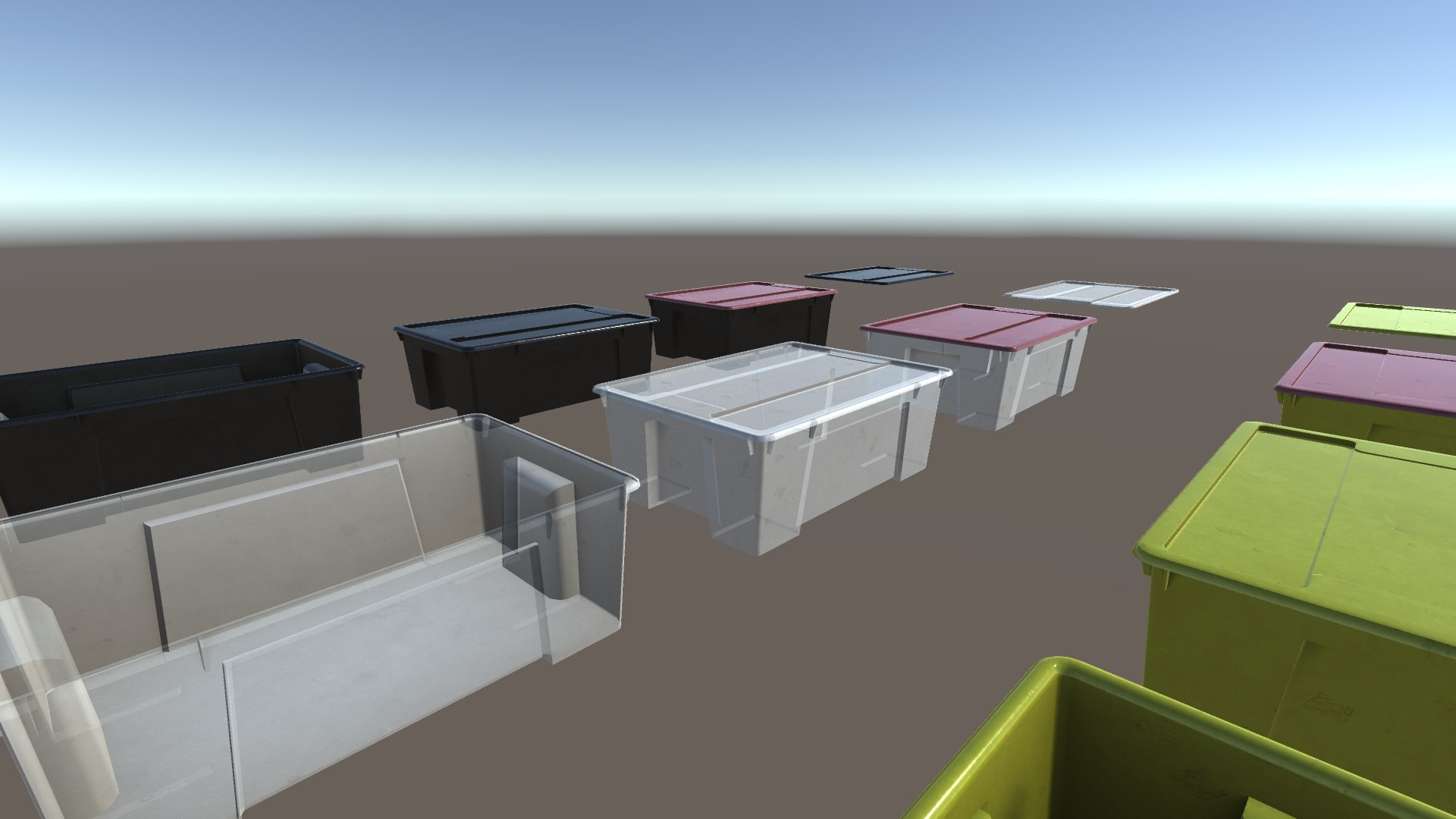 3D Plastic Boxes Collection PBR - TurboSquid 1980184
