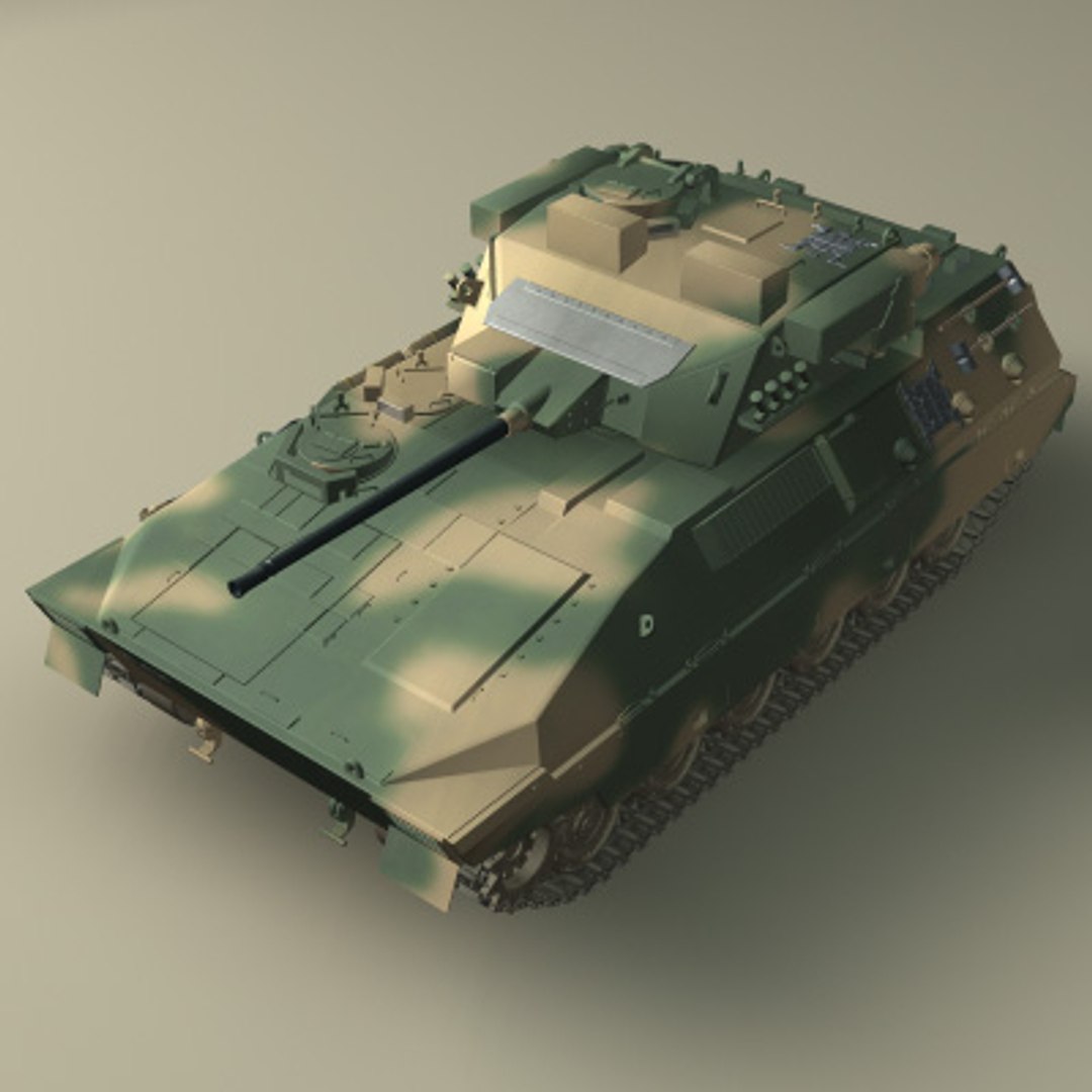 Type 89 Fighting Vehicle 3d Model