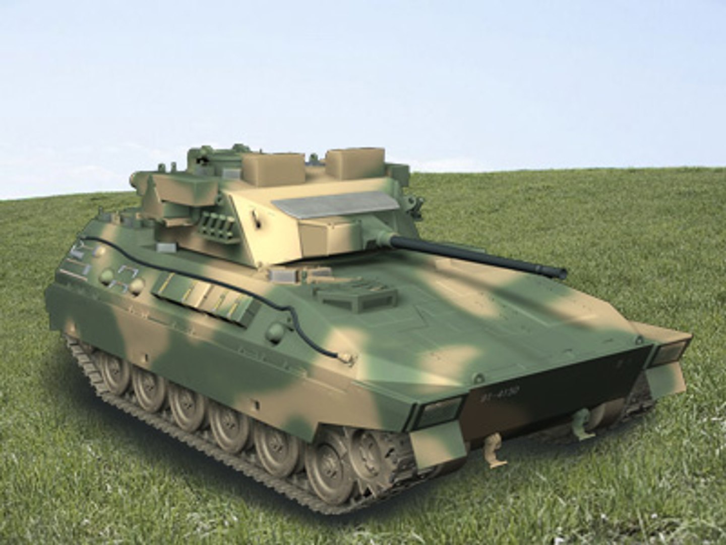 Type 89 Fighting Vehicle 3d Model