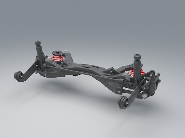 mcpherson suspension 3d model