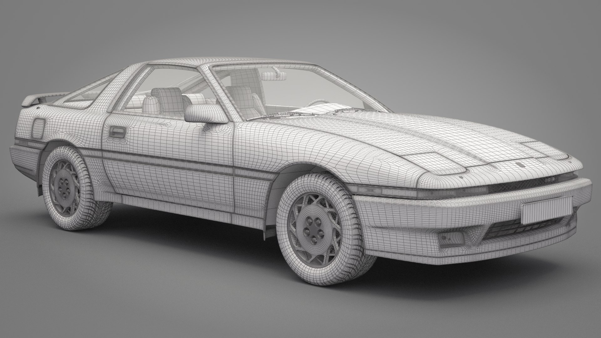 3D 1986 Toyota Supra Liftback - TurboSquid 2418285