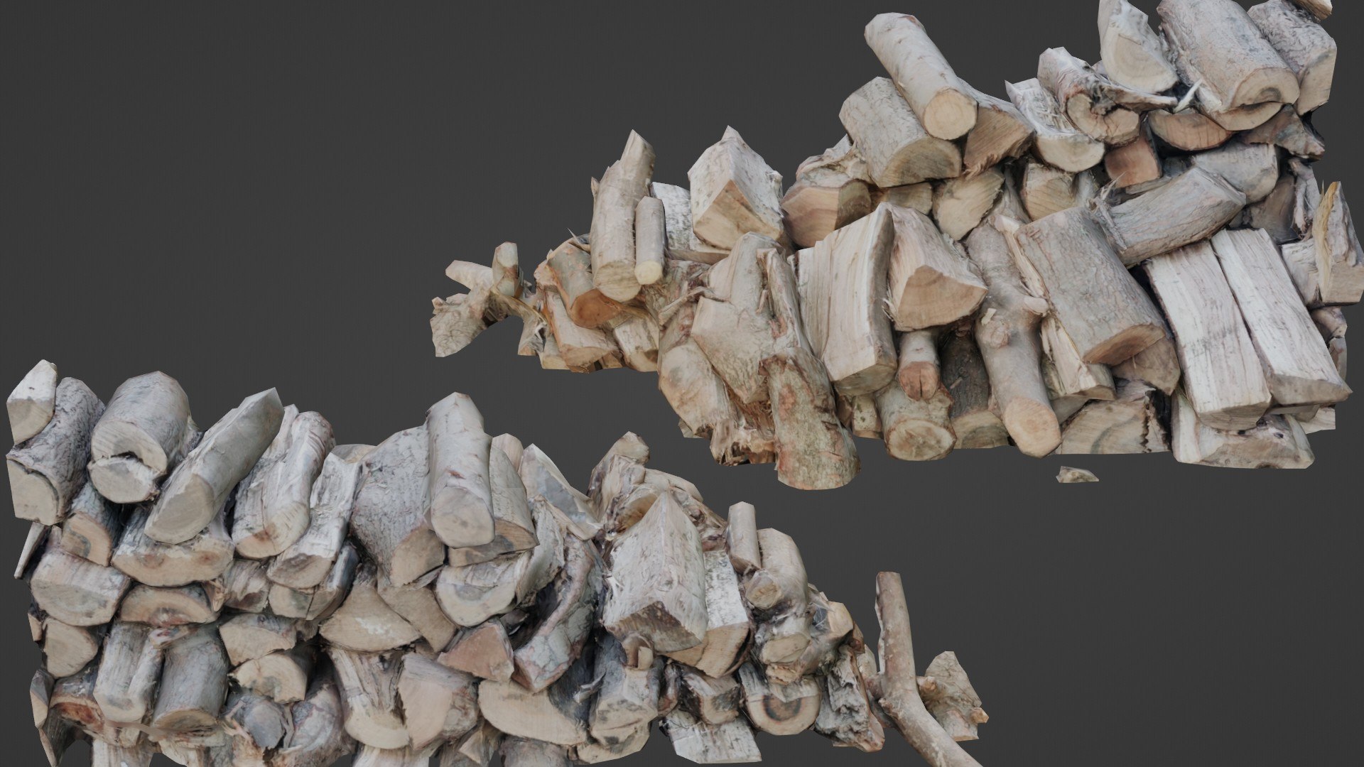 3D Model Logs Stack - TurboSquid 2330052