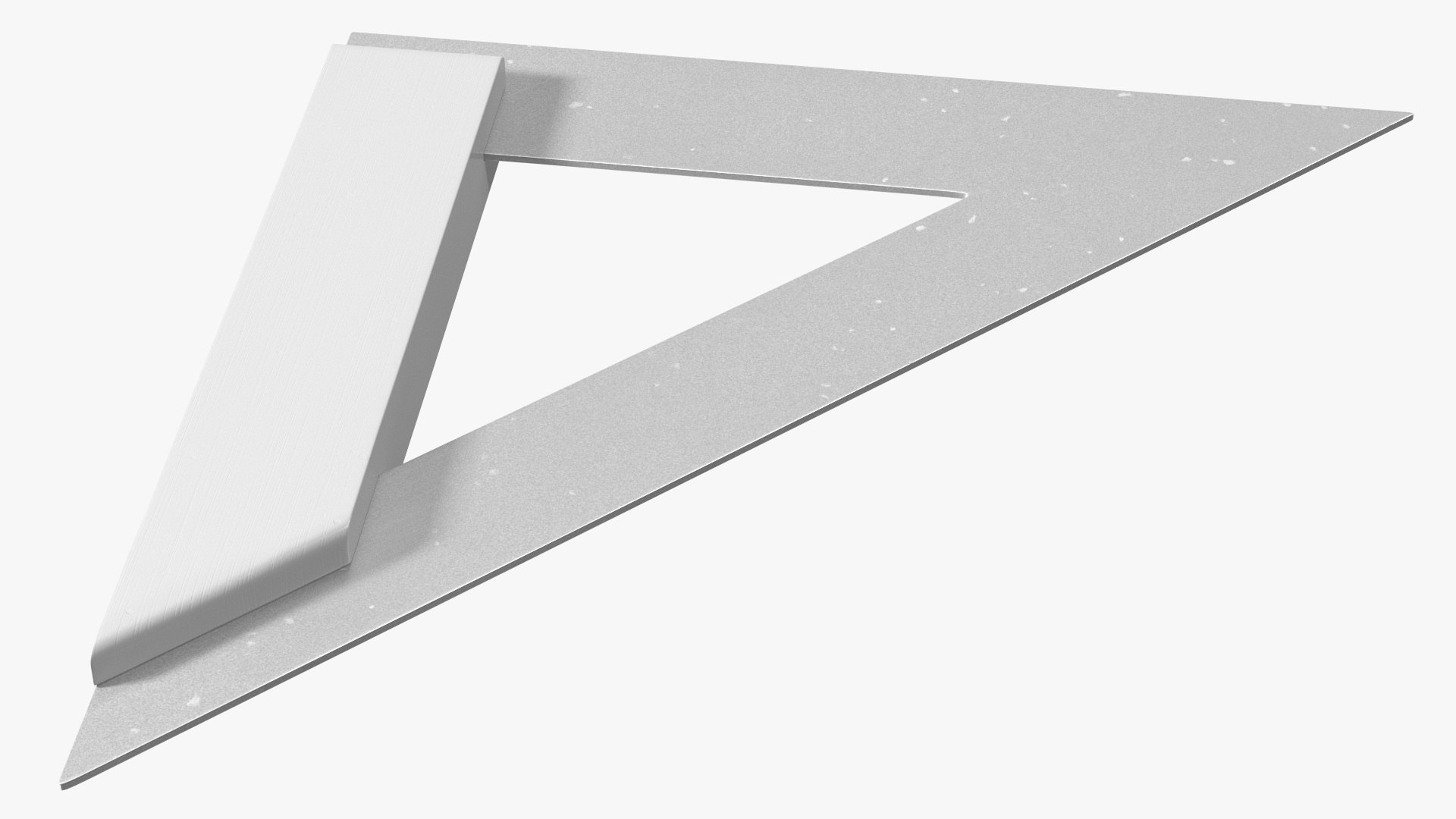 Metal Triangle Ruler 3D Model - TurboSquid 2115384