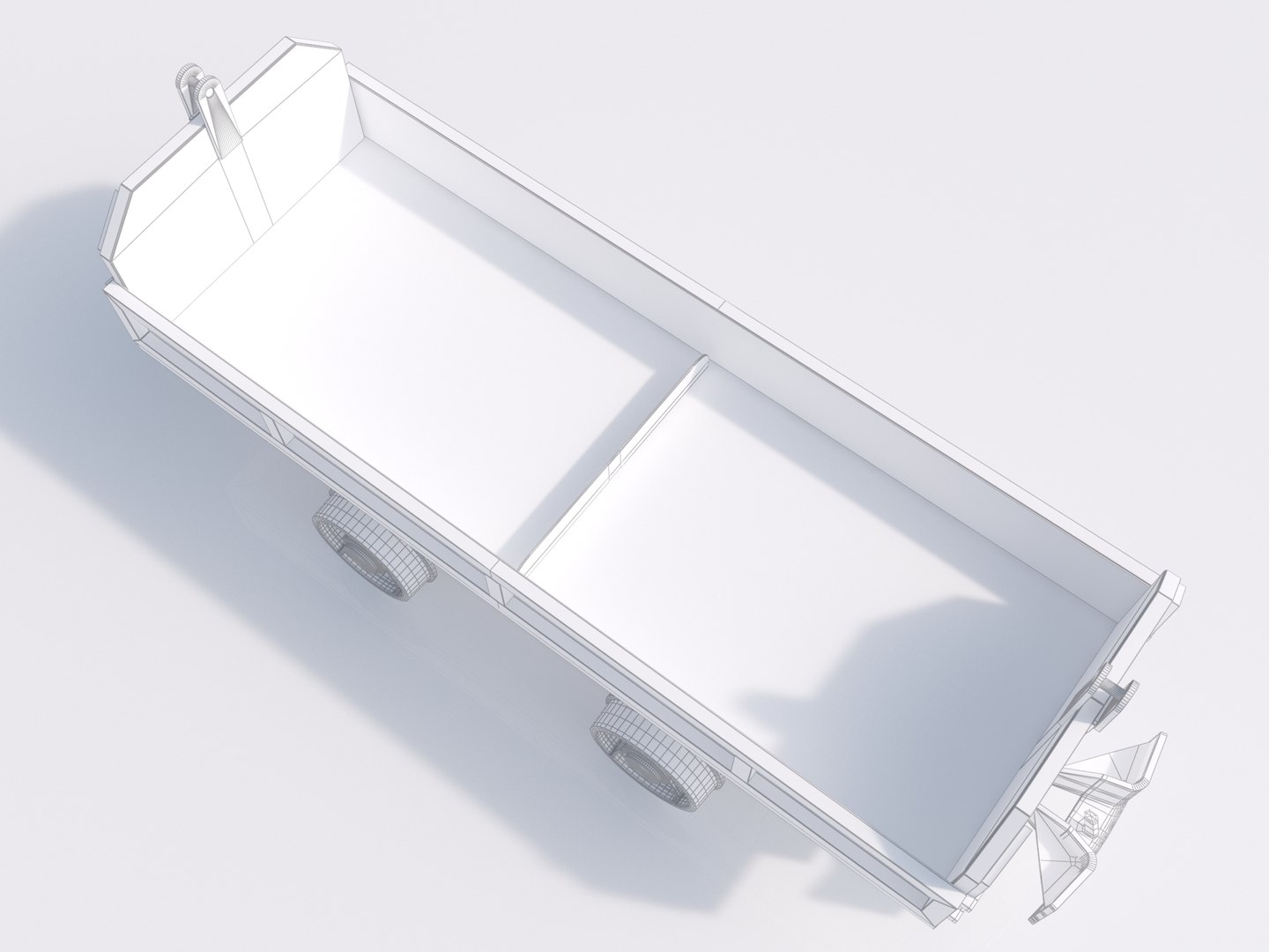 Cart Materials Railway 3d Model