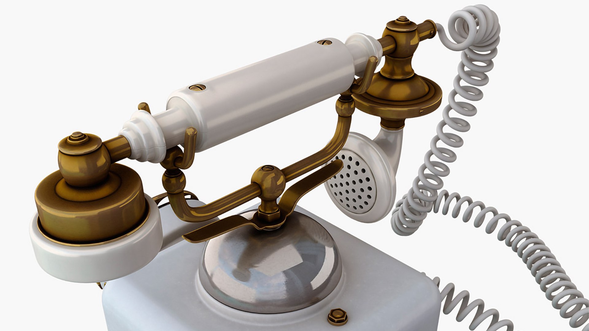 Vintage Telephone Model - TurboSquid 2095220
