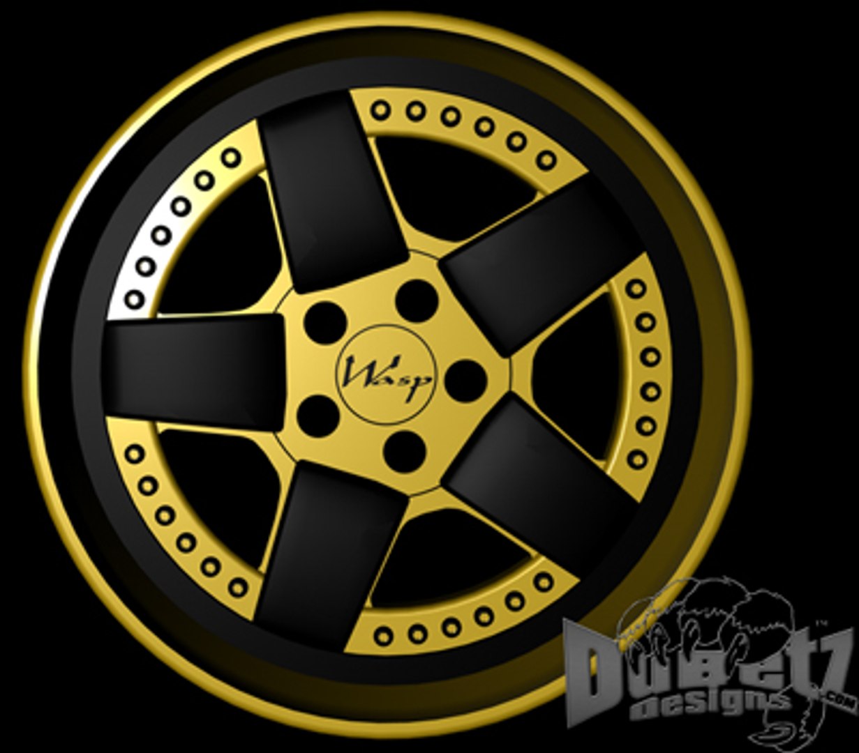 3dsmax Designs Wasp 1 Wheels