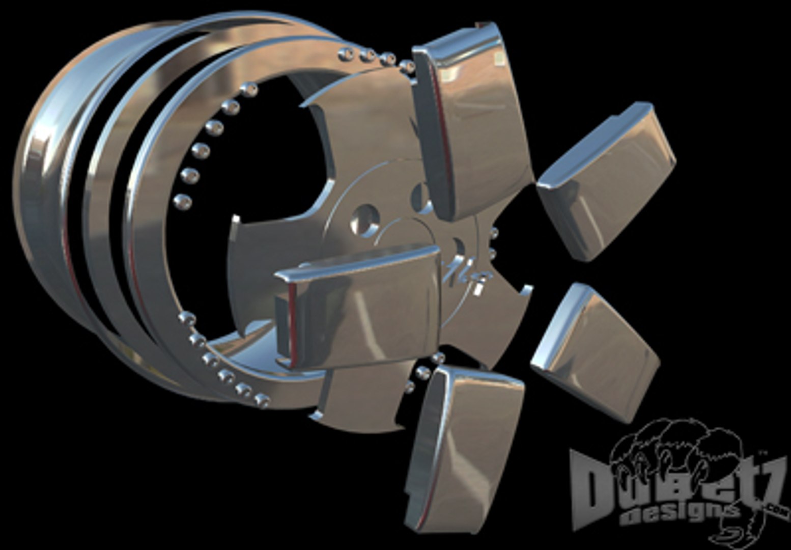 3dsmax Designs Wasp 1 Wheels