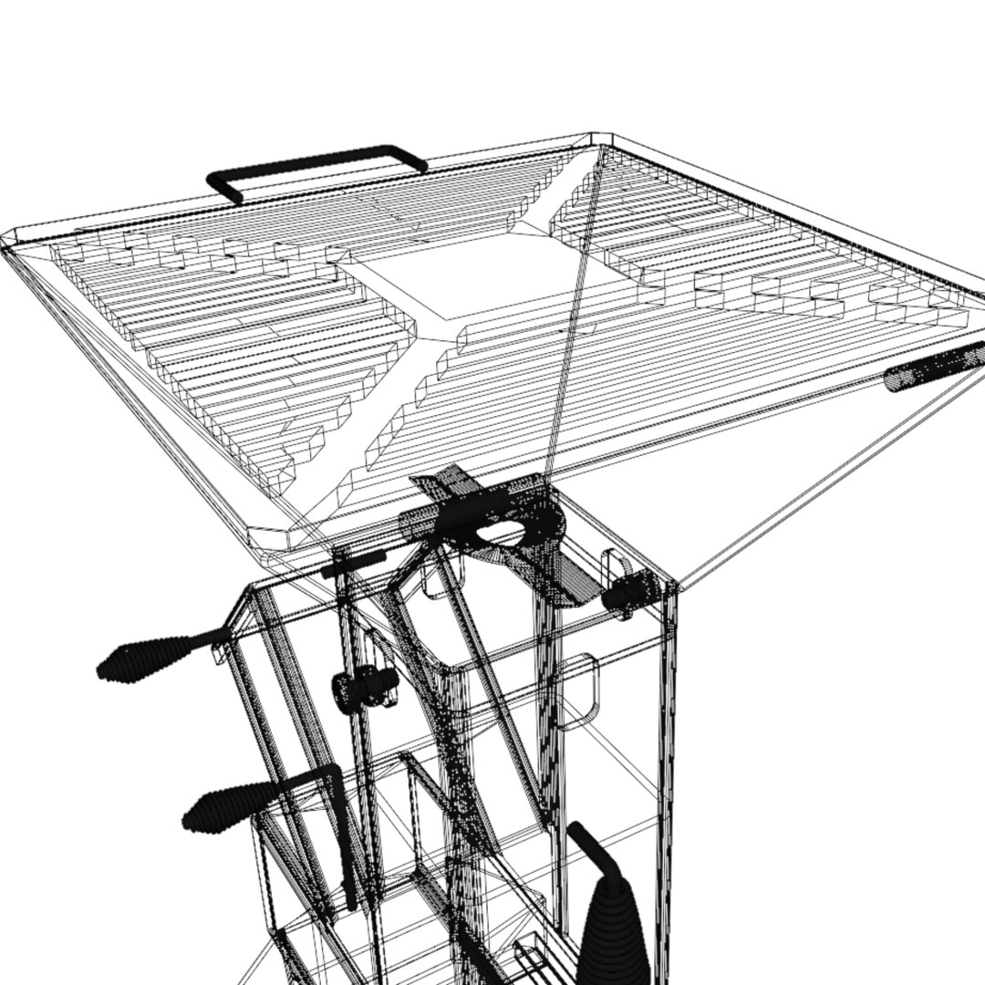 3D Model Rocket Stove 3D Model High Poly Blender File Packed ...