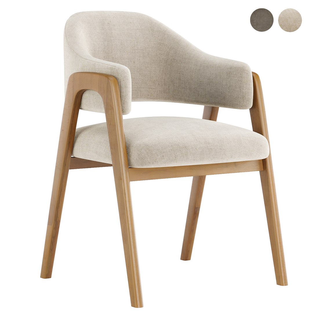 Trevore Jose Chair With Echo Table 3D Model - TurboSquid 2391809