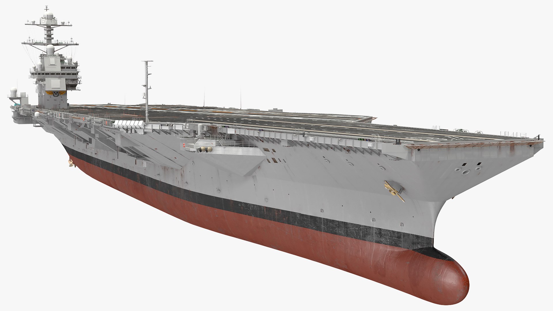 3D USS Gerald Ford CVN 78 Rigged for Cinema 4D - TurboSquid 2012043