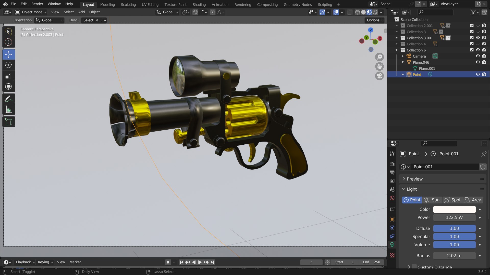 Gun league of legend model - TurboSquid 2160069