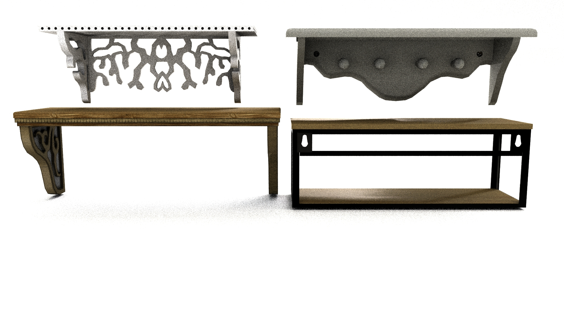 3D Shelf 01 - TurboSquid 2217242