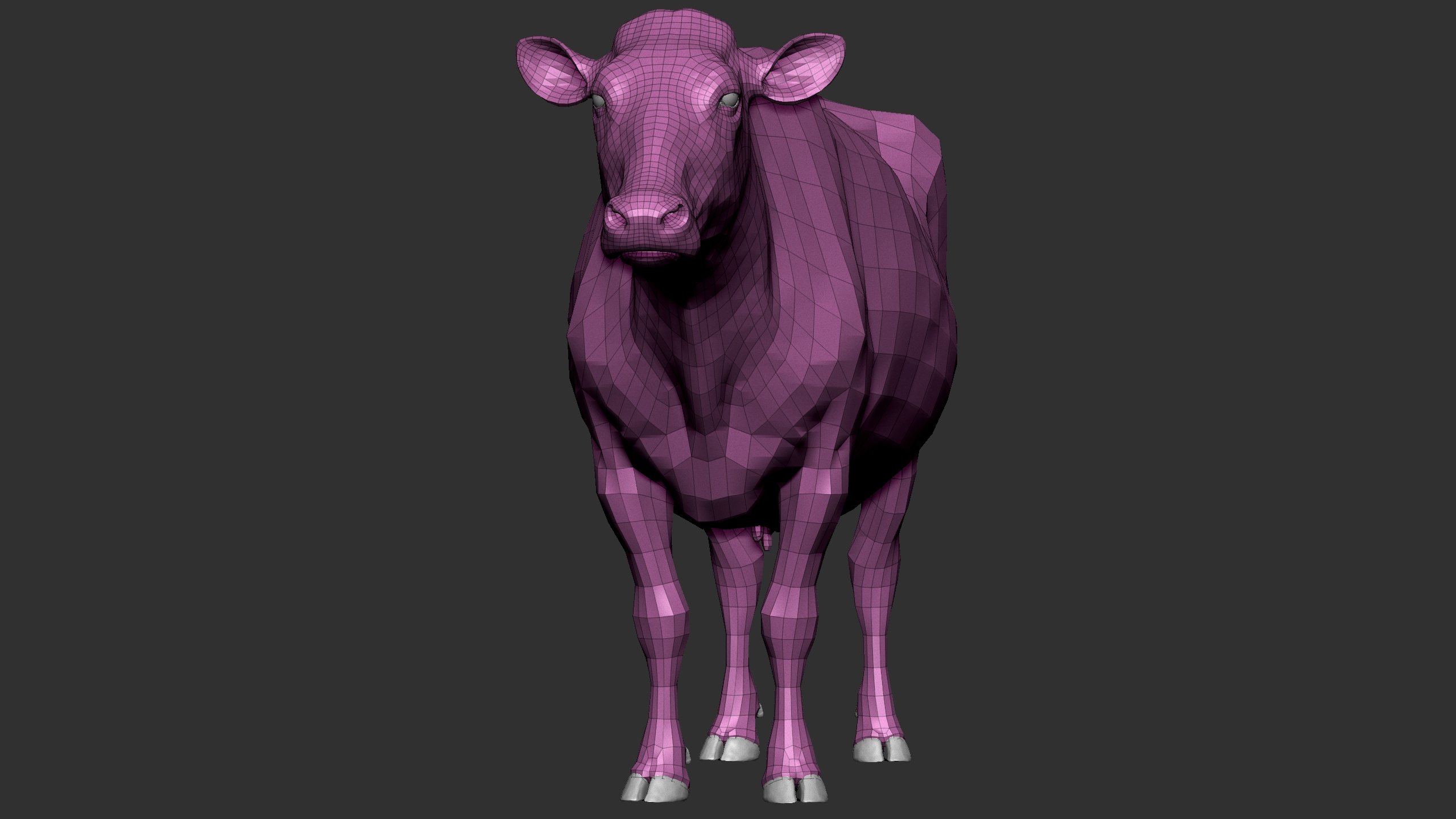 Holstein cow 3D model - TurboSquid 1681931