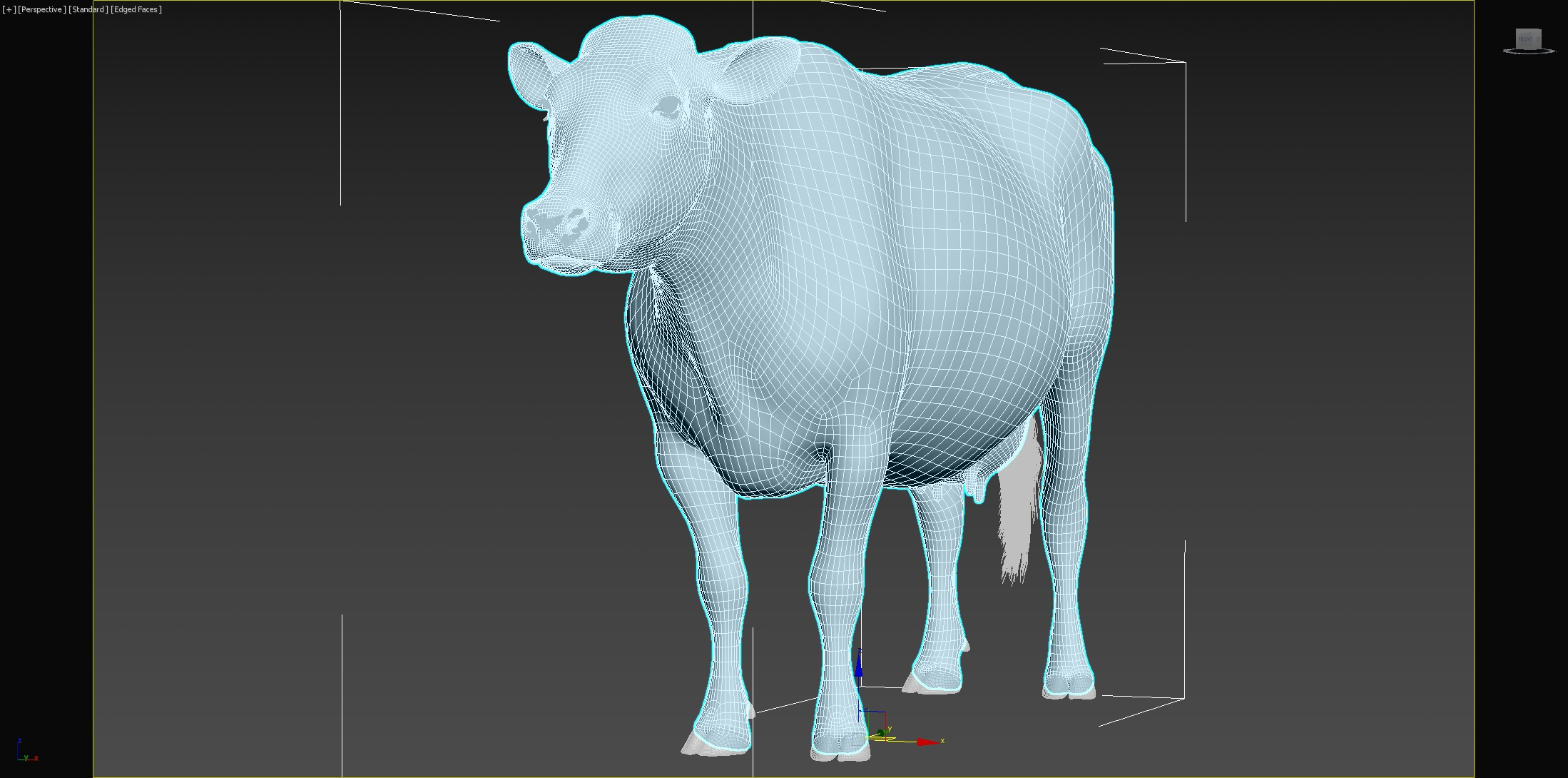 Holstein cow 3D model - TurboSquid 1681931