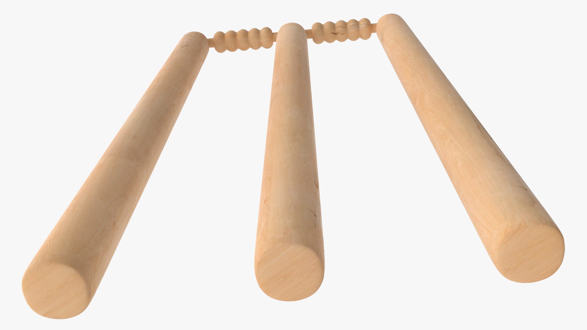 3D Wooden Cricket Stumps - TurboSquid 2170107