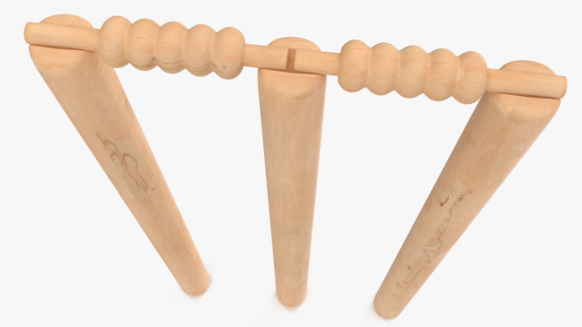3D Wooden Cricket Stumps - TurboSquid 2170107