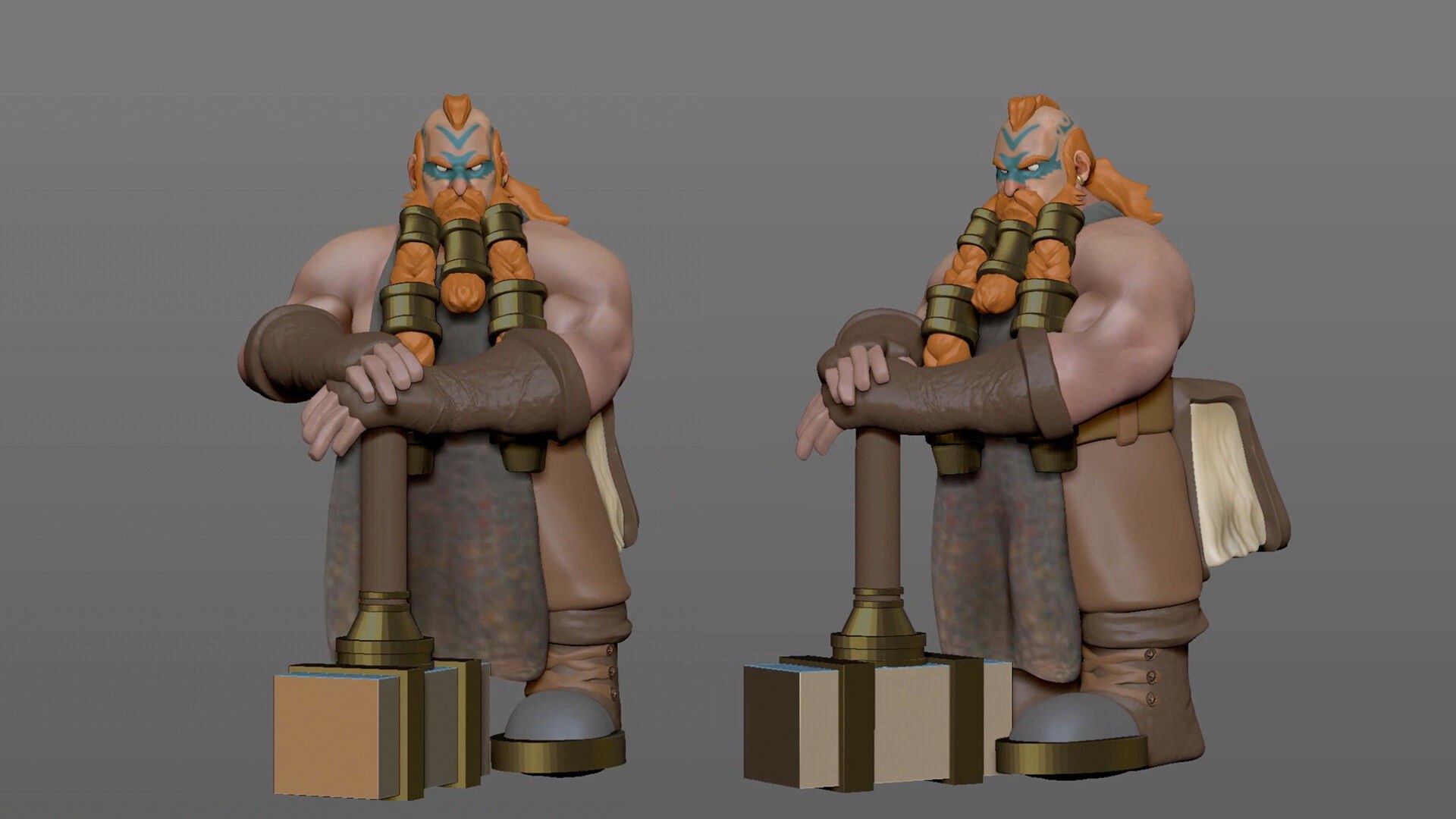 Dwarf - Male - Animated 3D - TurboSquid 2148240