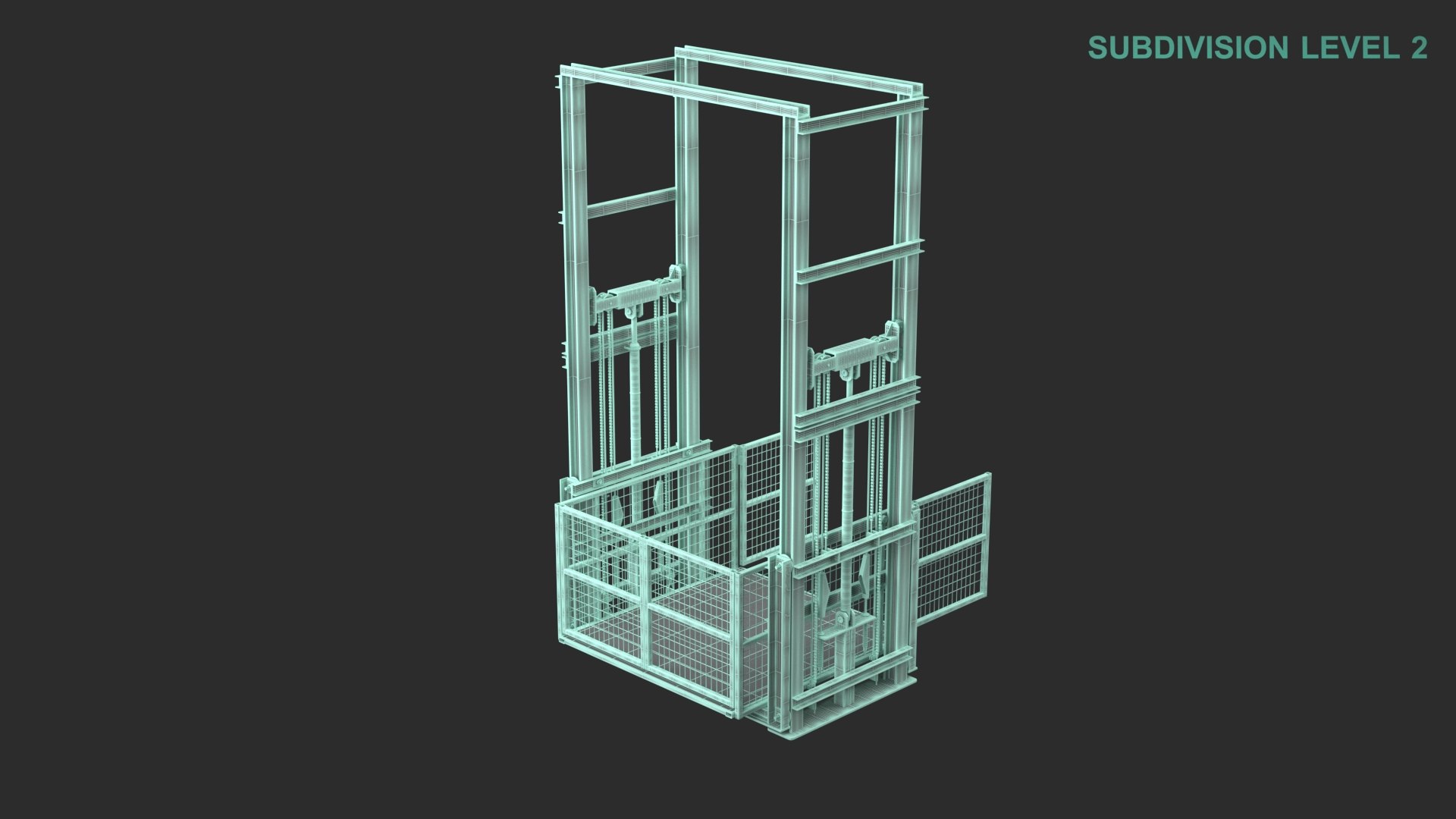 Warehouse Elevator Model - TurboSquid 2124531